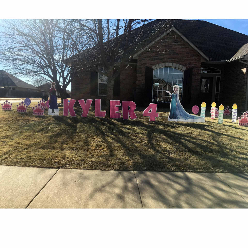 Cartoon Characters Birthday Yard Signs – Smiles For All Occasions