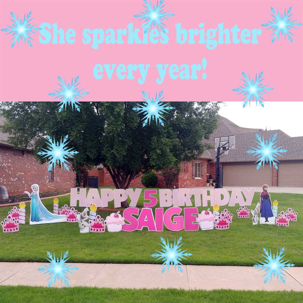 Cartoon Characters Birthday Yard Signs – Smiles For All Occasions