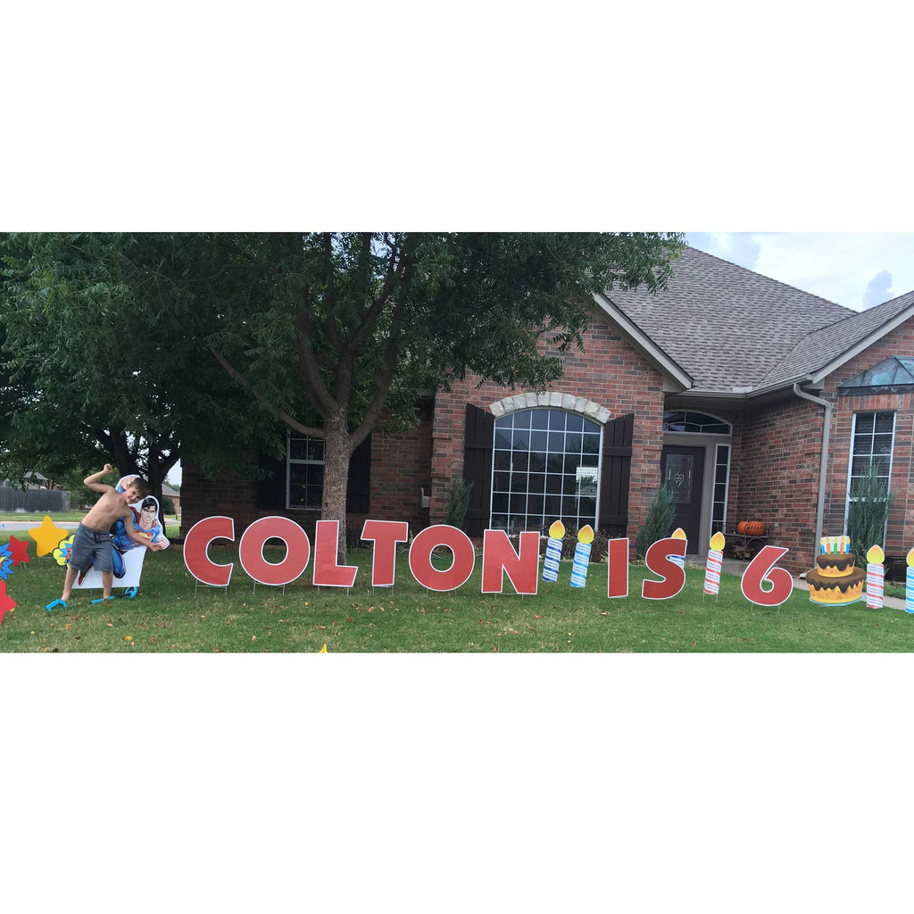 Cartoon Characters Birthday Yard Signs – Smiles For All Occasions