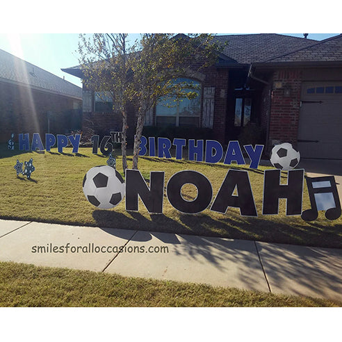 Music Note Yard Signs Birthday Musical Decor – Smiles For All Occasions